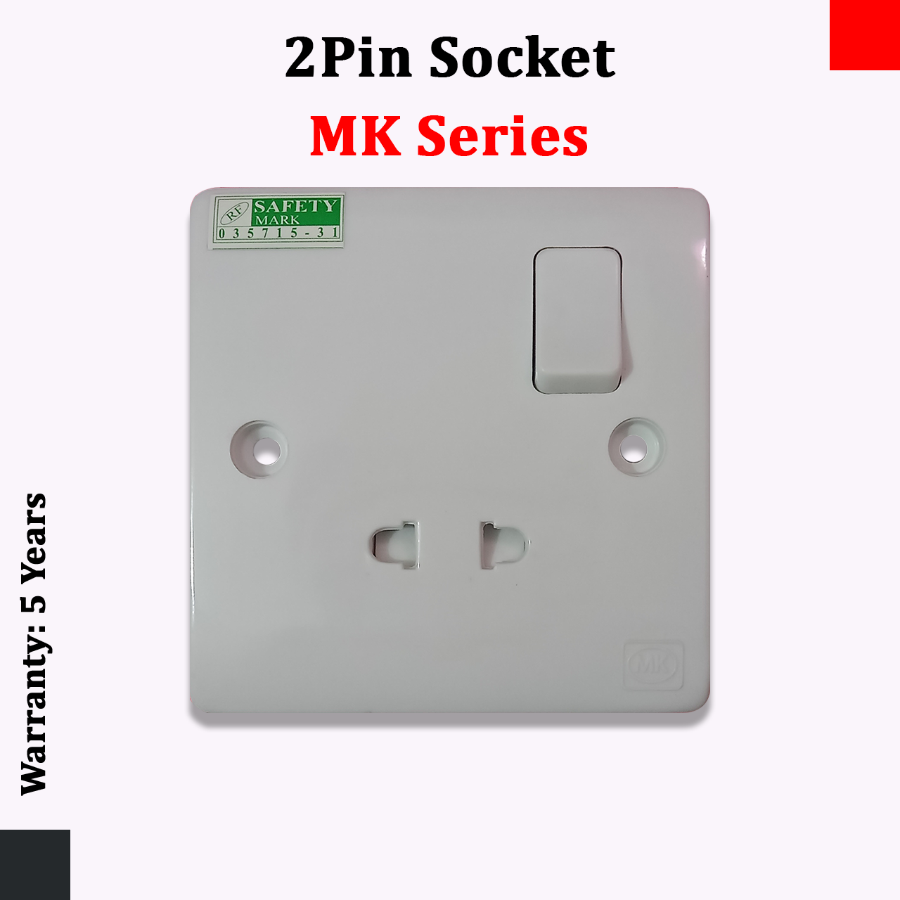 VGTEC MK Series 2Pin Socket with Switch – Khujo
