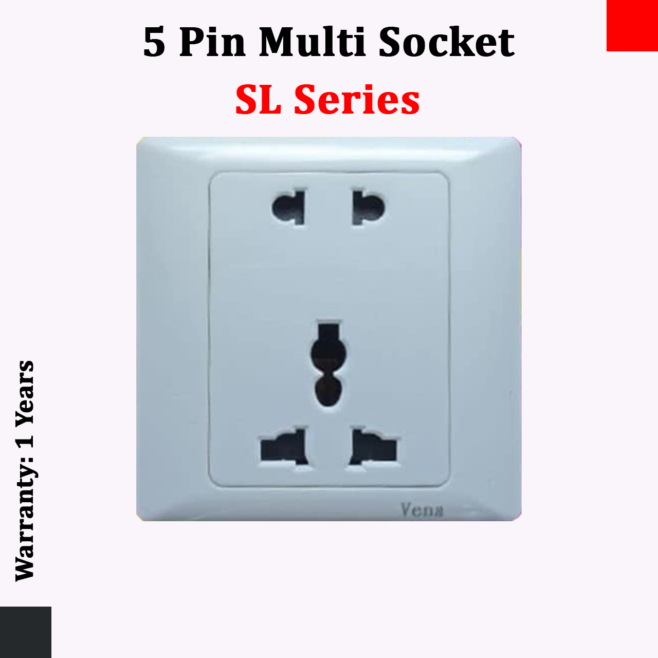 SL Series 5Pin Socket | Khujo